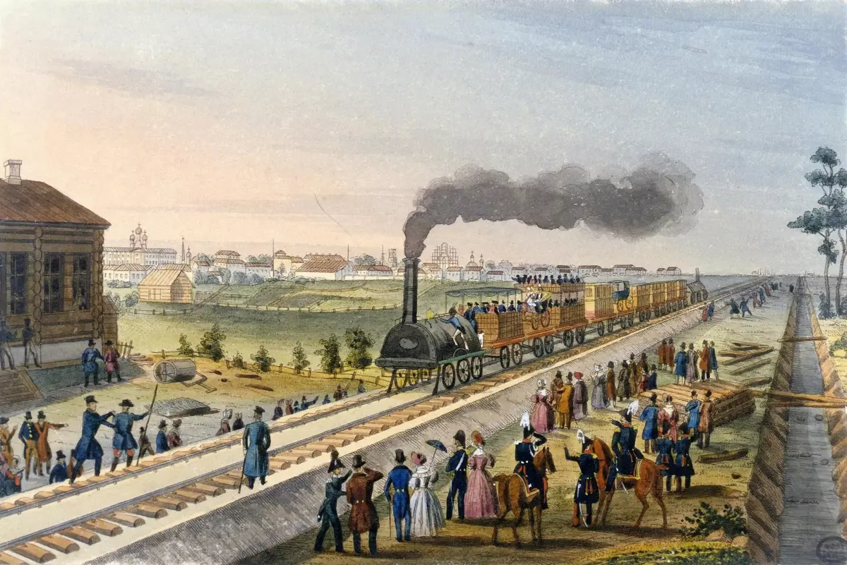 Popper i Piggy Bank: Den første jernbane i Rusland var slet ikke, hvor det overvejes.