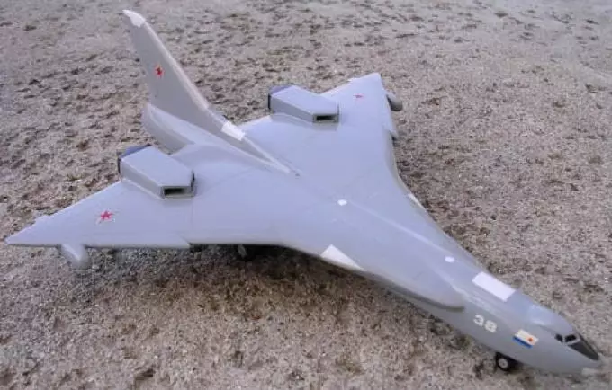 Projekt Multipurpose Flying Amphibian Amphibian Beriev A-150. USSR.