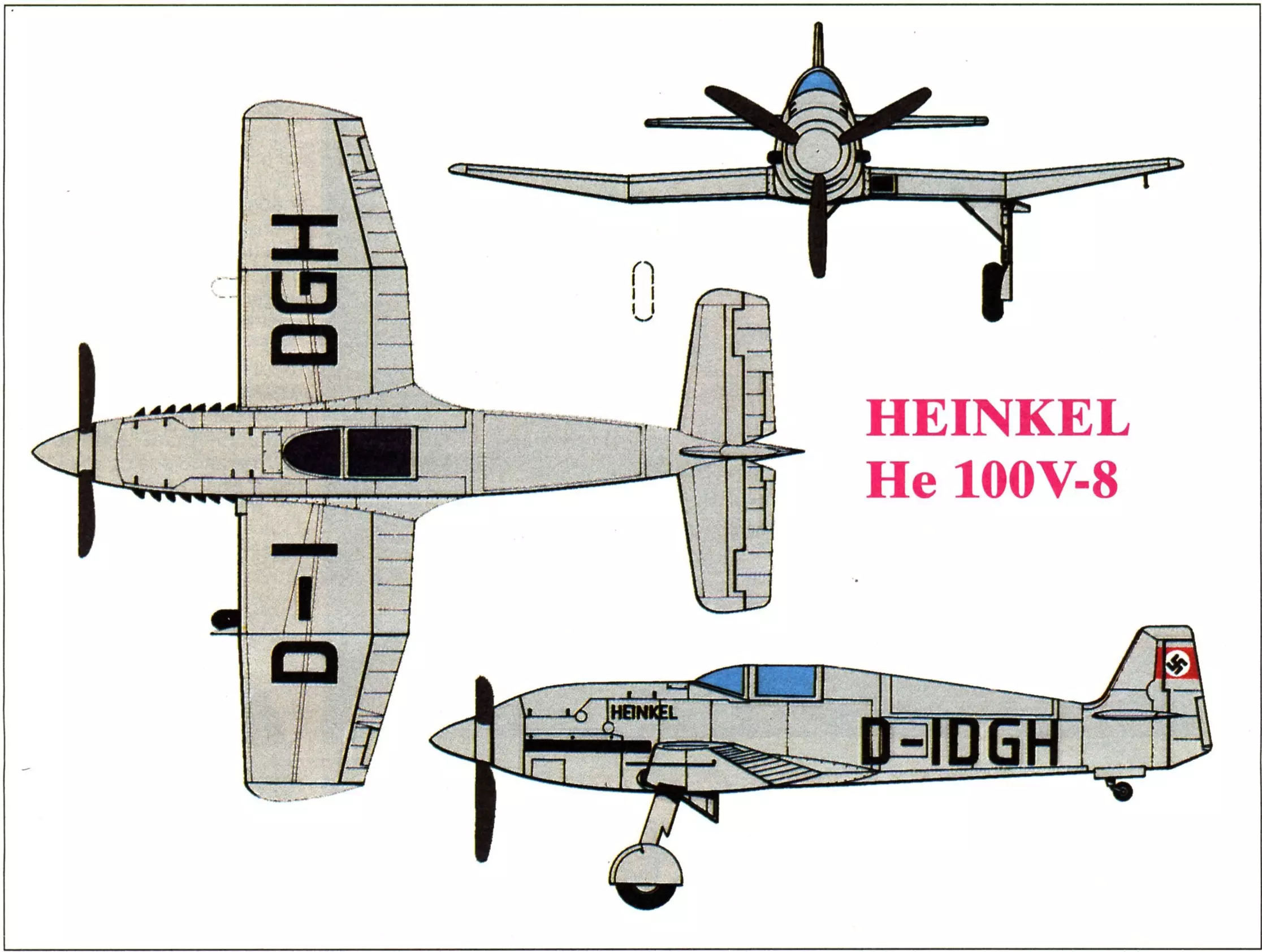 Ny tetika amin'ny fiaramanidina an-tsokosoko heinkel heinkel he 100v-8; Fandraisana injeniera Z. Oboy