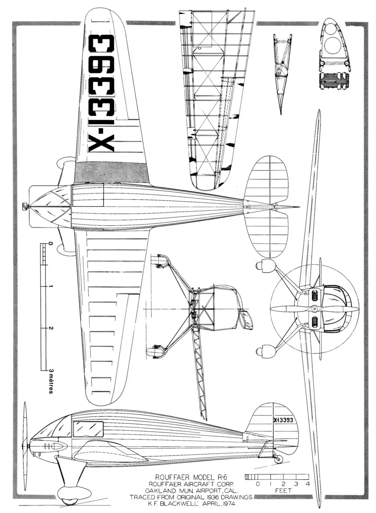 Rouffaer R-6 Circuits d'avion léger