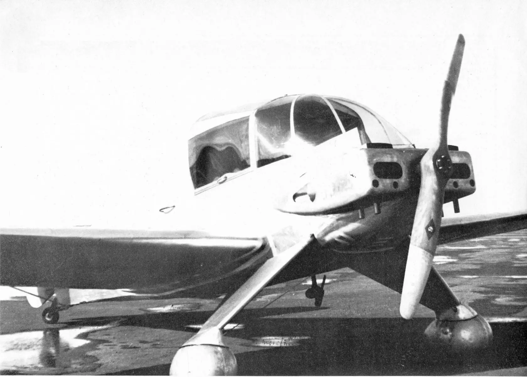 Lagani zrakoplov Rouffaer model 6 u svom konačnom obliku