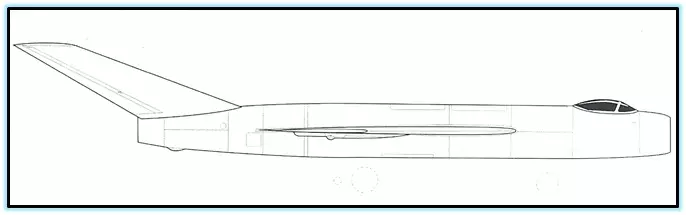 Project yak-70 (tus neeg sib tw mig-19. Kg, V - puab cycling, ntev 15.24 m, muaj ib qho version ntawm txoj haujlwm nruab nrog radar. 1950)