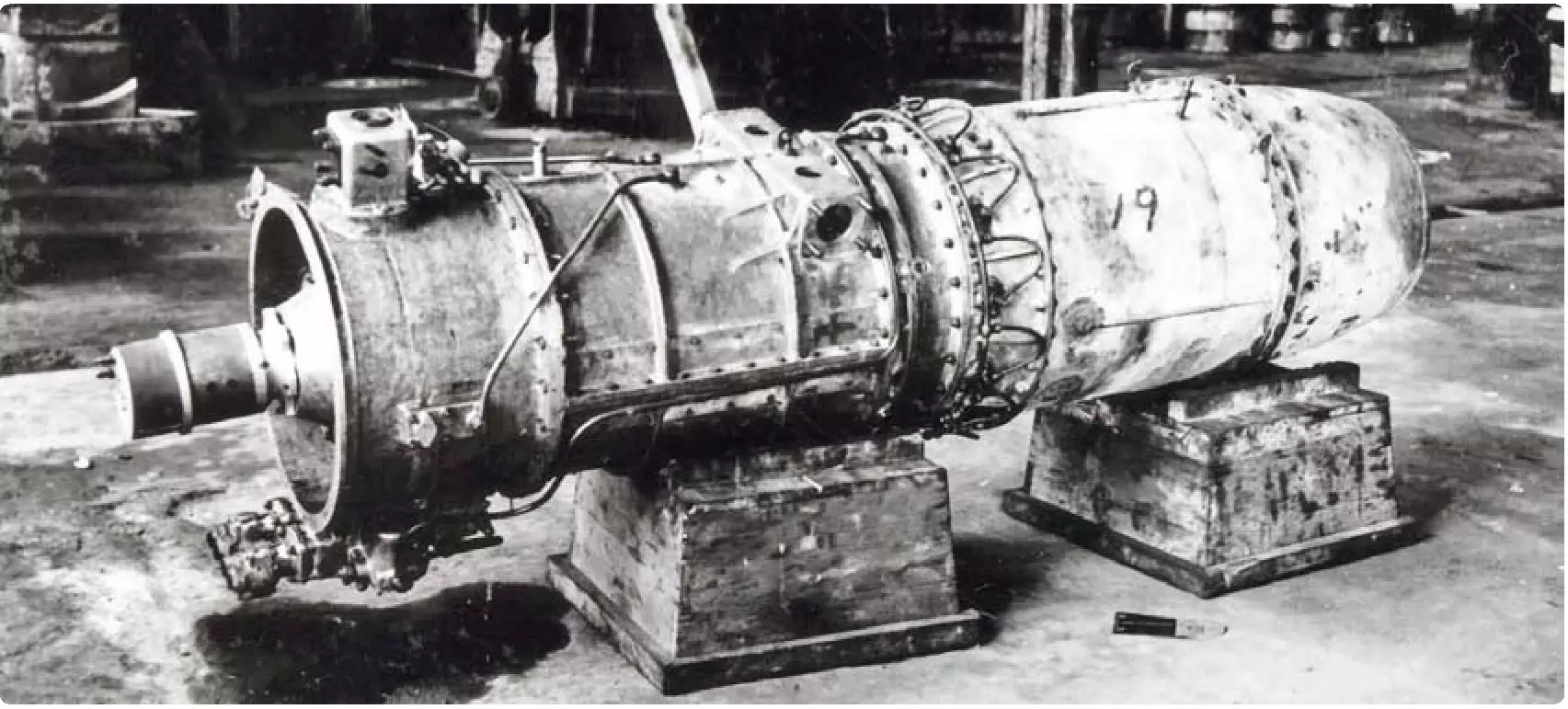 Base sa German nga turbojet engine BMW 003A ISHIKAWAJIMA gibuhat sa unang mga Hapon TRD NE-20, nga-instalar sa ibabaw sa Nakajima Kikka taoran, aputan nga pagbati fighter ug sa ulahi nga mga kapilian alang sa pagbuhat sa espesyal nga pag-atake Yokosuka MXY7 Ohka (櫻花; Sakura bulak)