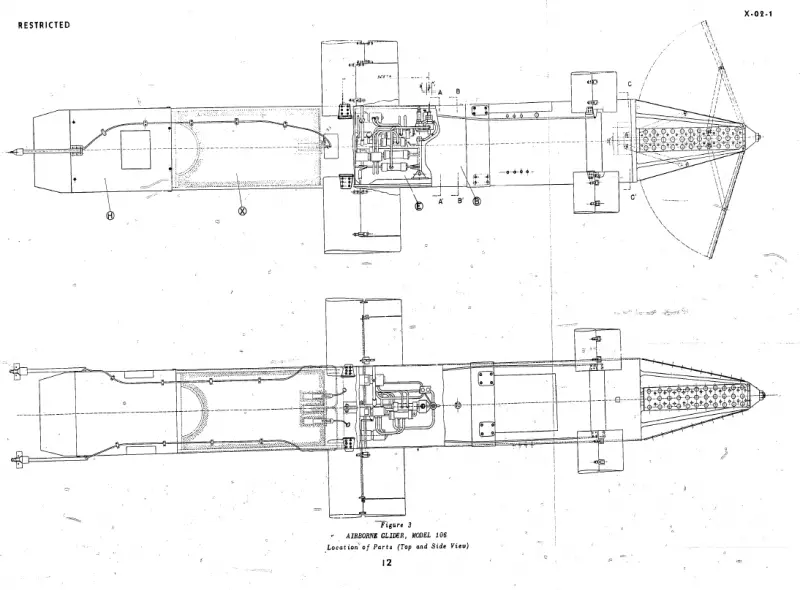 Shema unutarnje lokacije kontrolirane bombe KE-TH model 106