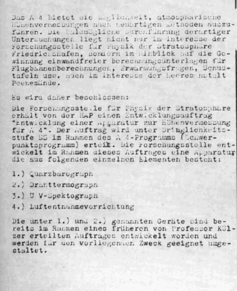 Petermayundin tutkimuskeskuksen pöytäkirjan pöytäkirjan kokous, joka pidettiin 8. heinäkuuta 1942 ja omistautunut Erich Regenerator V2Werk-berrader.de