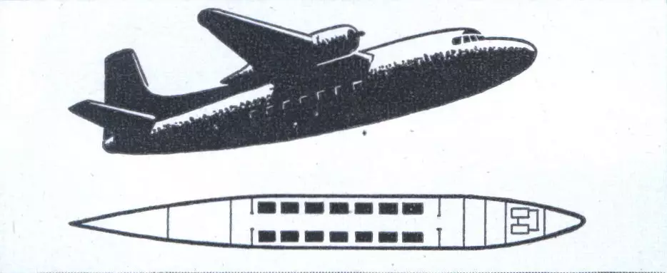 Ang mga eroplano na dinisenyo para sa transportasyon mula 10 hanggang 15 pasahero, tulad ng, halimbawa, na ipinakita sa Figure Lockheed Saturn ay pinamamahalaan sa mga lokal na airline, na magsasama ng maliliit na pamayanan sa pangkalahatang Amerikanong network