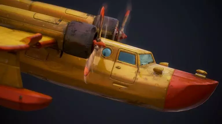 Disney letalo, ki ga mnogi menijo, da je resnično. Flying Boat Conwing L-16