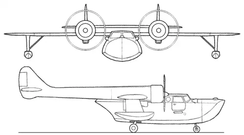 Disney-fleantúch dat in soad beskôgje echt. Flying Boat CONWING L-16