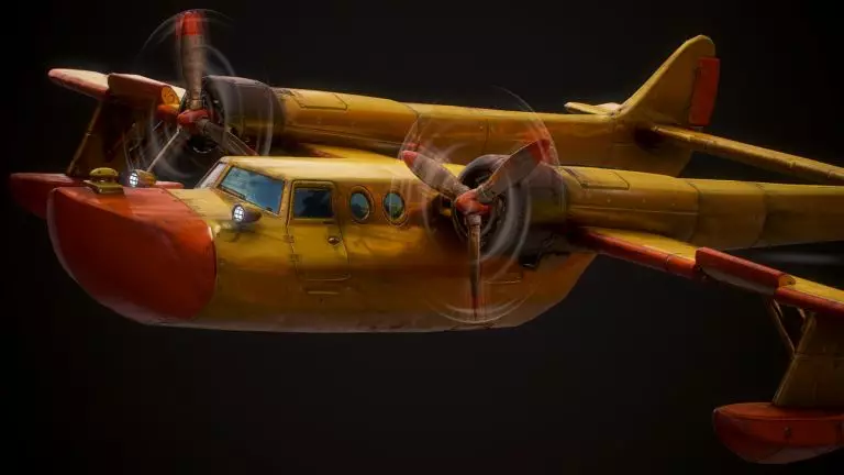 Disney letalo, ki ga mnogi menijo, da je resnično. Flying Boat Conwing L-16