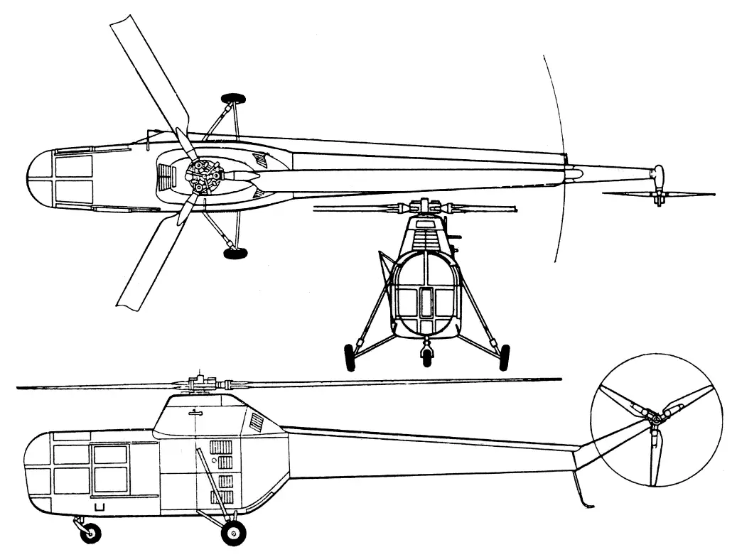 Yak-100. Mi-1 rival