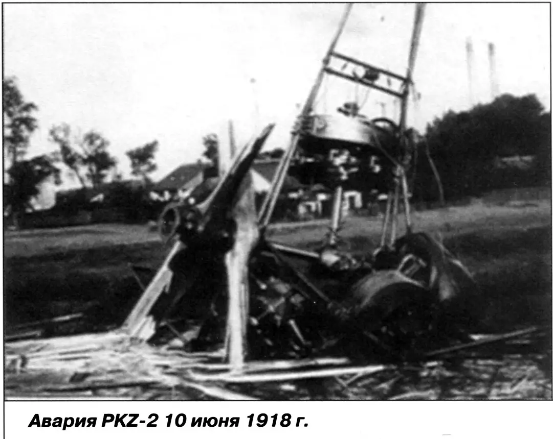 Istripua PKZ-2, 1918ko ekainaren 10a