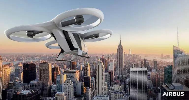 O primeiro taxis de aire non tripulado CityAirbus pronto sairá na pista