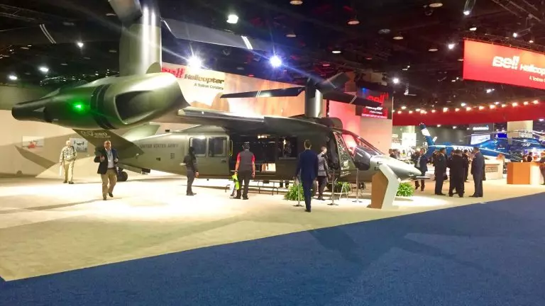 Bell v-280 module, faʻaalia i luga o Helliexpo i Louisville, Kenticky i le 2016