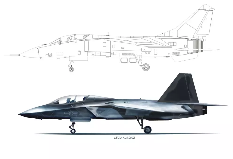 JH-7B Bomber Fighter. porcelana