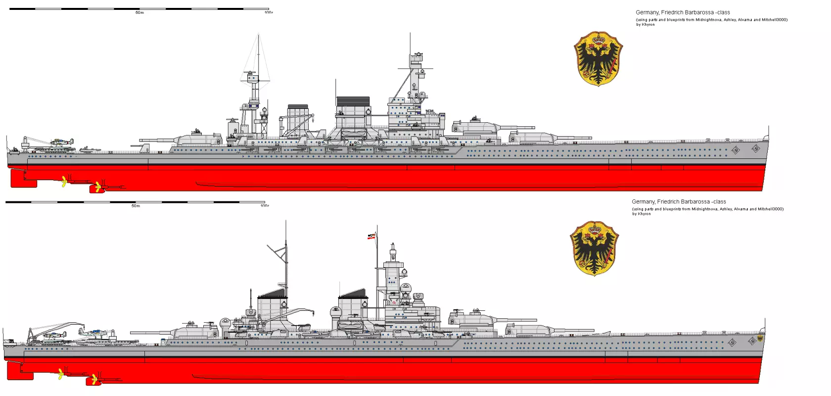 SuperLinkor Frederick Barbarossa មកពីពិភពនៃការផលិតប្រេងប្រទេសអាល្លឺម៉ង់