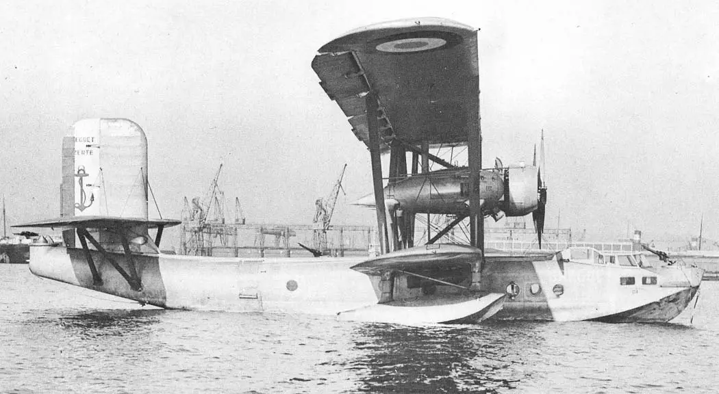 Prototyp av flygbåten Breuguet Bre-521 Bizerte