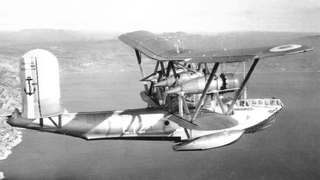 Barco voador serial Breuguet Bre-521 Bizerte do esquadrão E1 Squadron