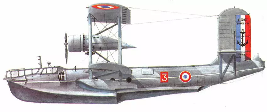 Esquema Colorir Serial Flying Barco Breuguet Bre-521 Bizerte do E2 Squadron