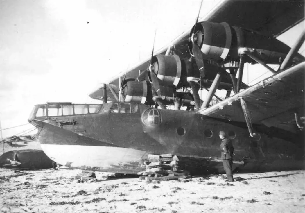 Troféu alemão Serial Flying Boat Breuguet Bre-521 Bizerte