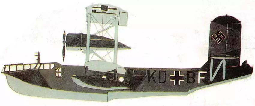 Esquema de Pintura tornou-se alemão Troféu Serial Flying Boat Breuguet Bre-521 Bizerte