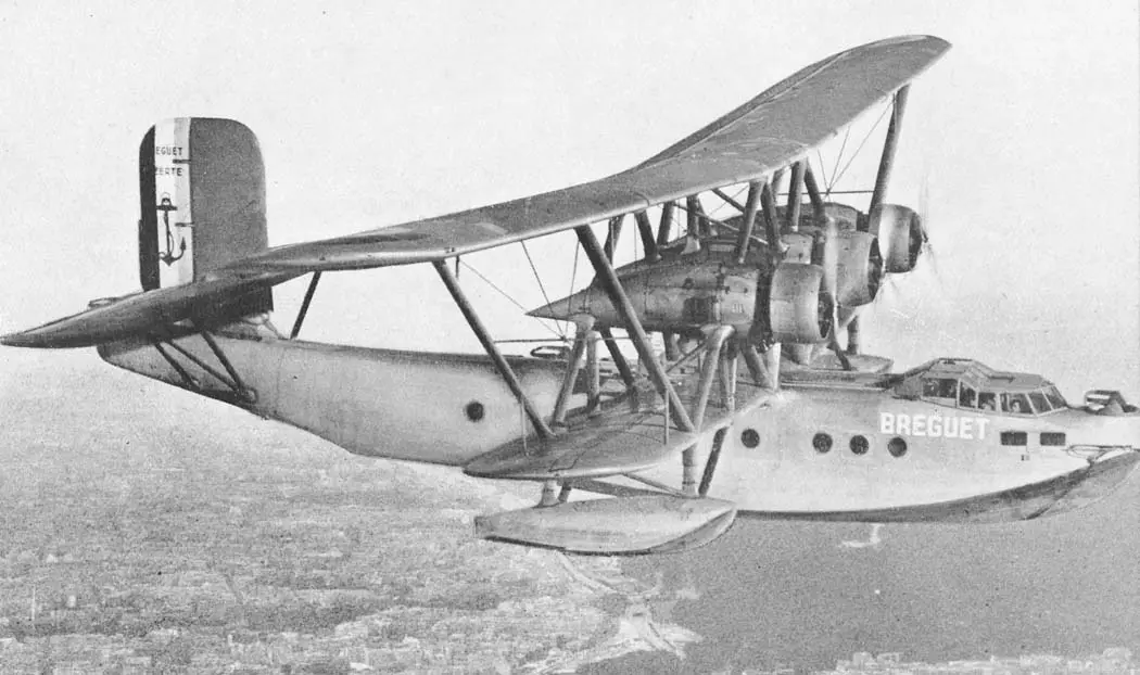 Prototyp av flygbåten Breuguet Bre-521 Bizerte