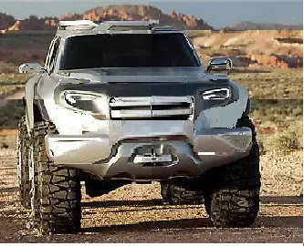 Versión alternativa del coche anfibio.