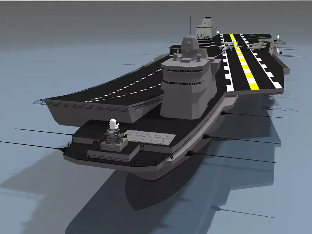 KCVX AIRCRAFT CARRIRACE PROPERSED. South Korea