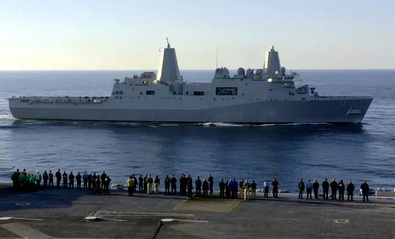 中国海軍の野心（現代と有望な中国の着陸船）