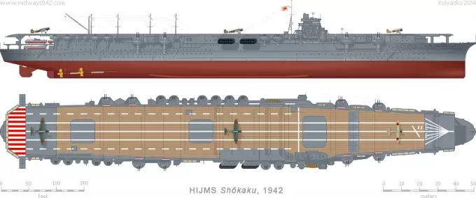 Billeder iv. Luftfartøjer af Coral Sea og Midway