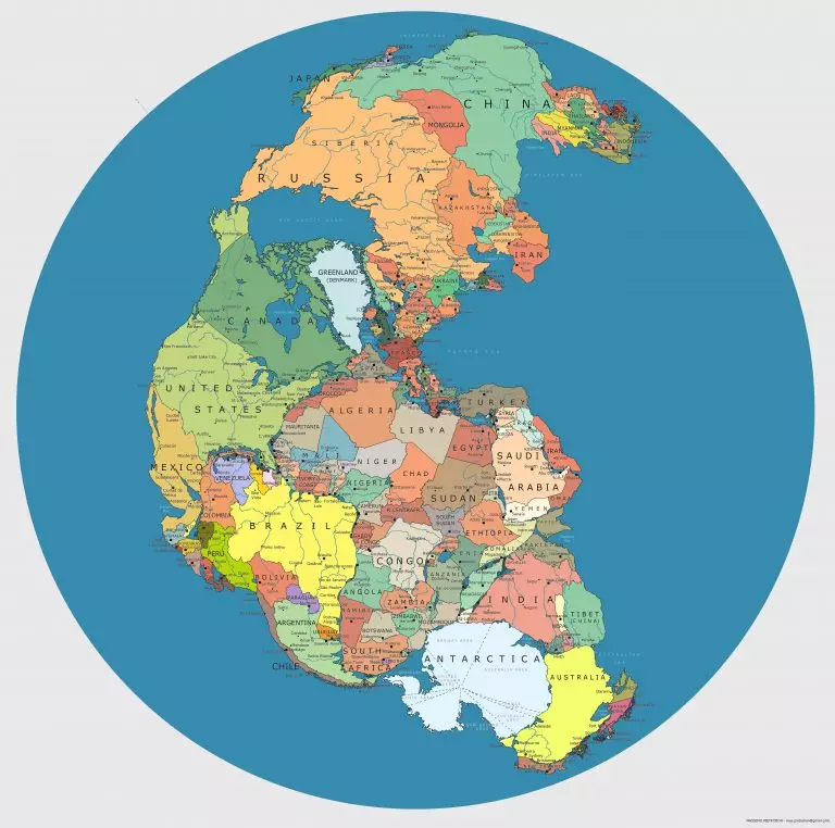 Uansett hvor de moderne landene i forhistorisk pangaee