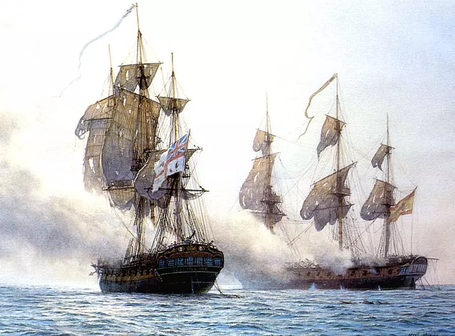 Armada ships ng huli xviii siglo (gran españa v)