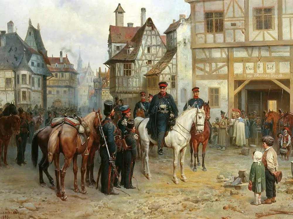 Cossacos em Bauzen, 1813 | Bogdan villevalde.
