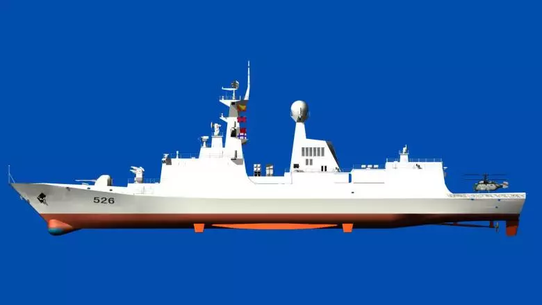 Mare na Kitajskem Rocket Frigates.