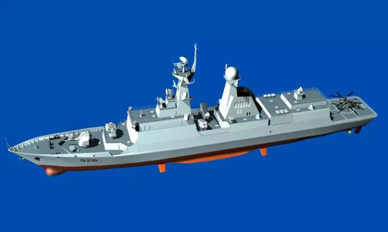 Mare na Kitajskem Rocket Frigates.