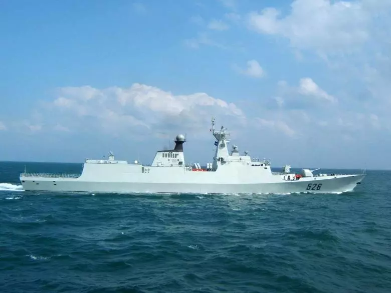 Mare na Kitajskem Rocket Frigates.