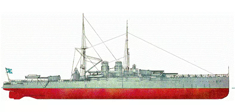 Zvazvino zve "Rurik-2" Cruiser.