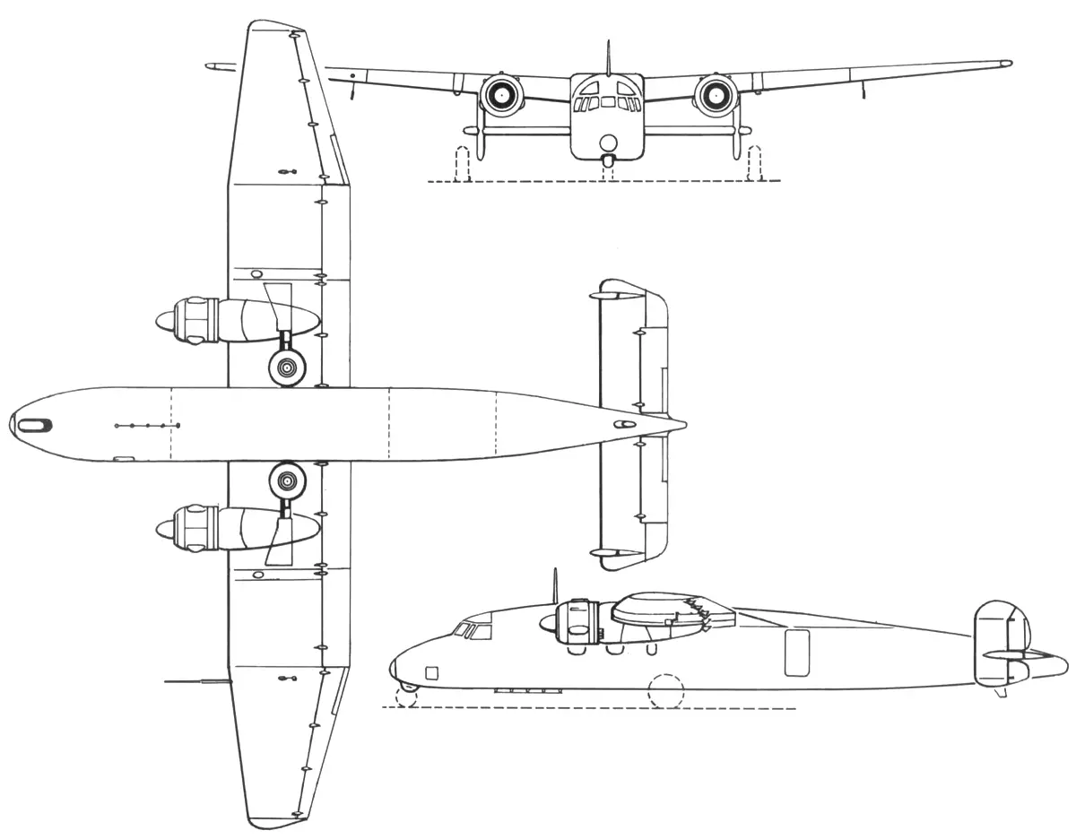 Transpò avyon pwototip BV 144