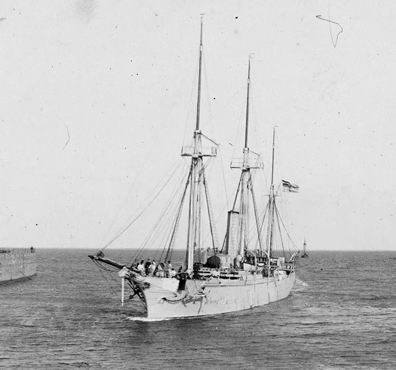 Duitse koloniale slet SMS Albatross in 1888 Seawarpea.ru