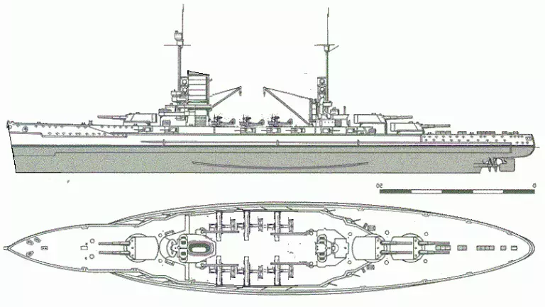 Luftfahrt- und Artillerieschiff. Paar Optionen.