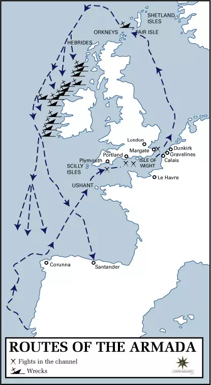 Hike Armada i mjesto smrti španskih brodova s ​​obale Irske