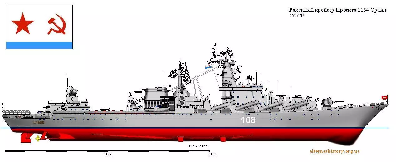Modernisering van het project Cruiser van het project 1164