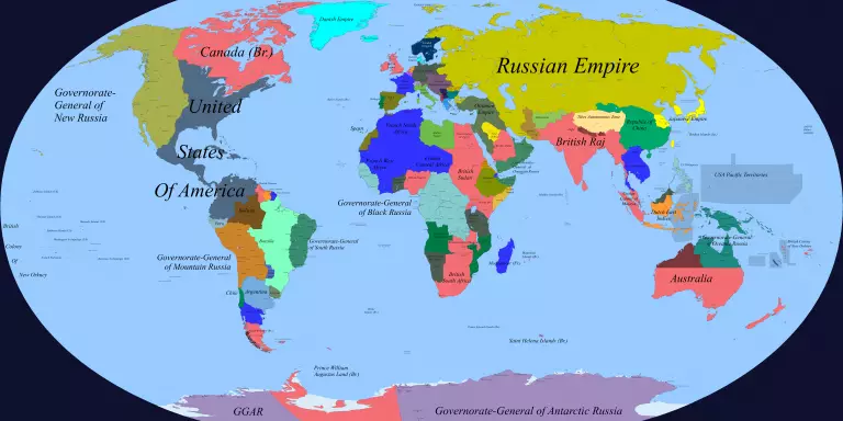 Dat as Ruslân in geweldige koloniale macht wurdt. Wat sil it Russyske koloniale ryk wêze op 'e EVE fan' e Earste Wrâldoarloch