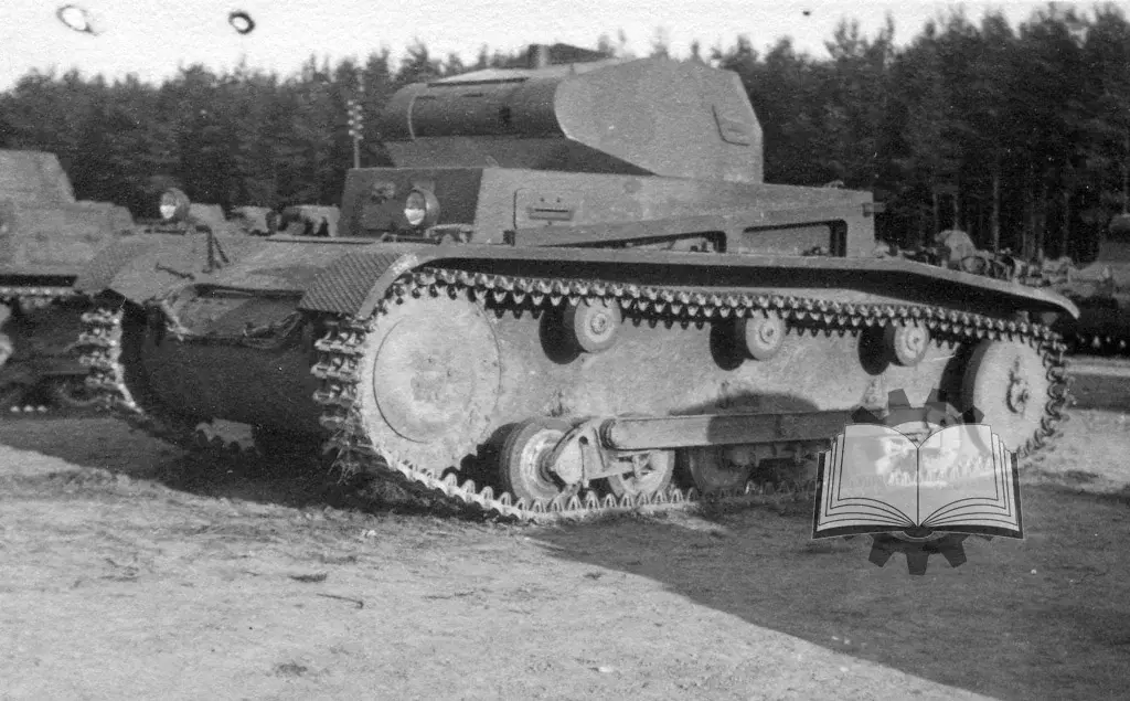 Nesta forma foron as primeiras versións de 10 tanques pz.kpfw.ii ausf.a / 1. A continuación, rexeitou o Slothmen con obstone