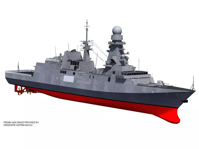 Frigate Fremm.