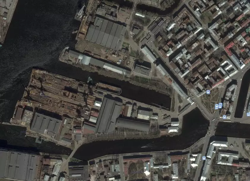 Perusahaan Shipbuilding St. Petersburg - Top View.