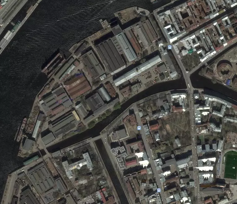 Perusahaan Shipbuilding St. Petersburg - Top View.