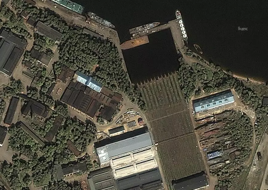 Perusahaan Shipbuilding St. Petersburg - Top View.