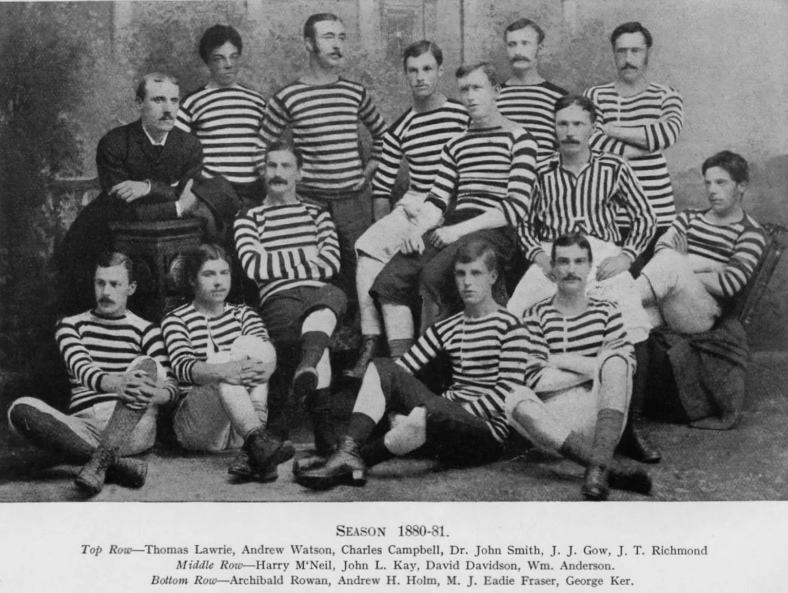 Scottish National Football Team xyoo 1881