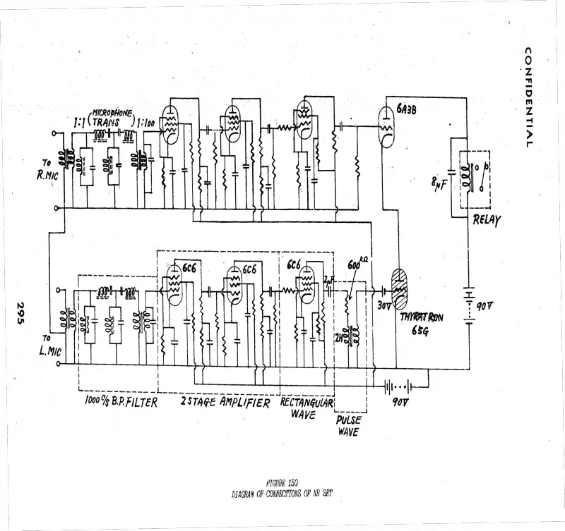 Elektronska shema Torpeda Type 92NR