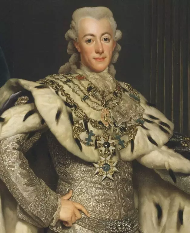 King Suwede Gustav III. Wikimedia.org.